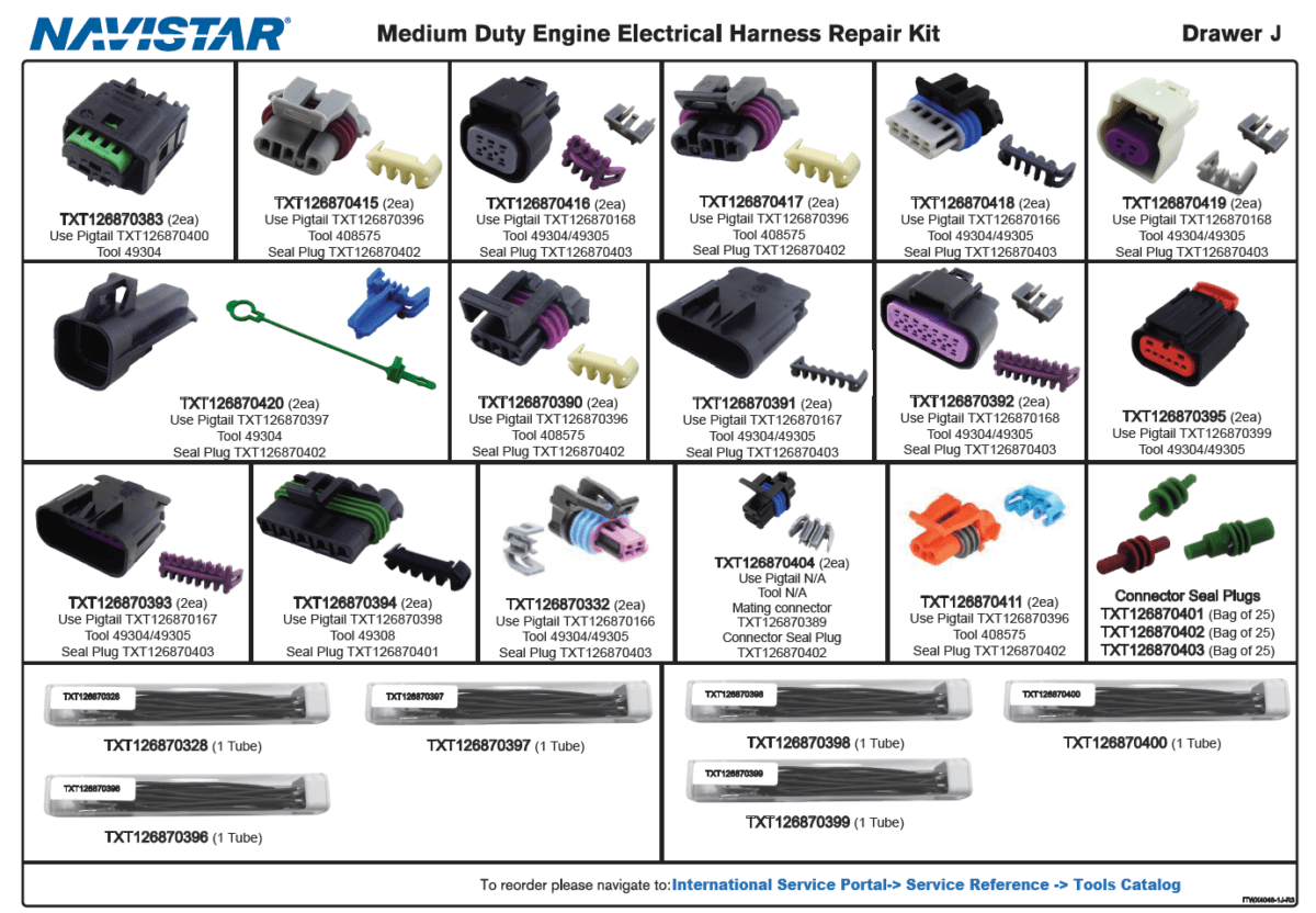 Engine Electrical Harness Repair Kit – International